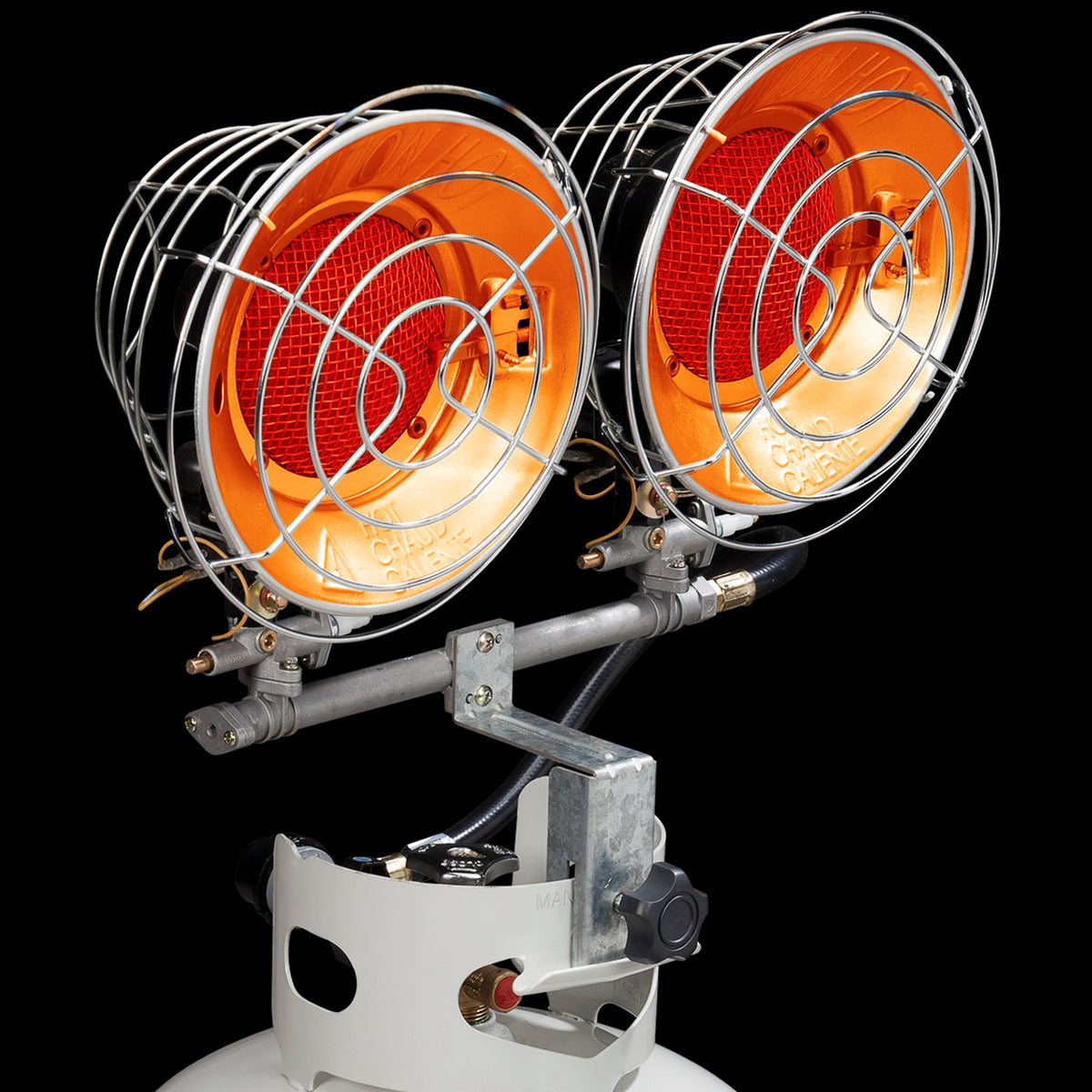 ProCom Tank-Top Propane Heater - Double Burner, 30,000 BTU - Model# PC ...