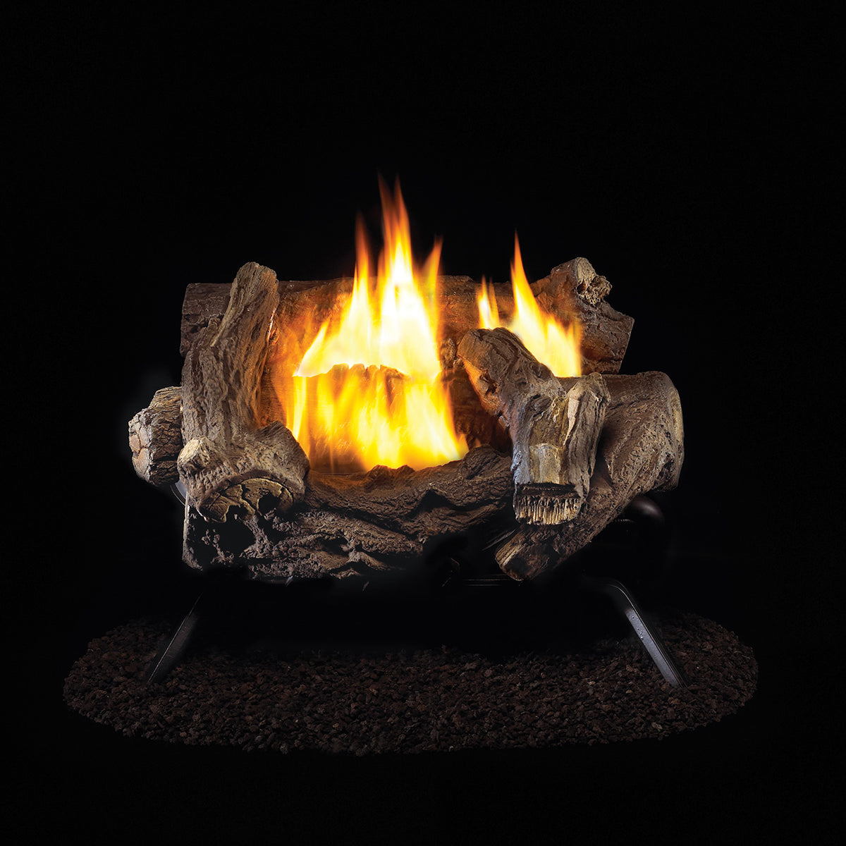 ProCom Vent Free Propane Gas Log Set - 18in., 32,000 BTU, Manual Contr ...
